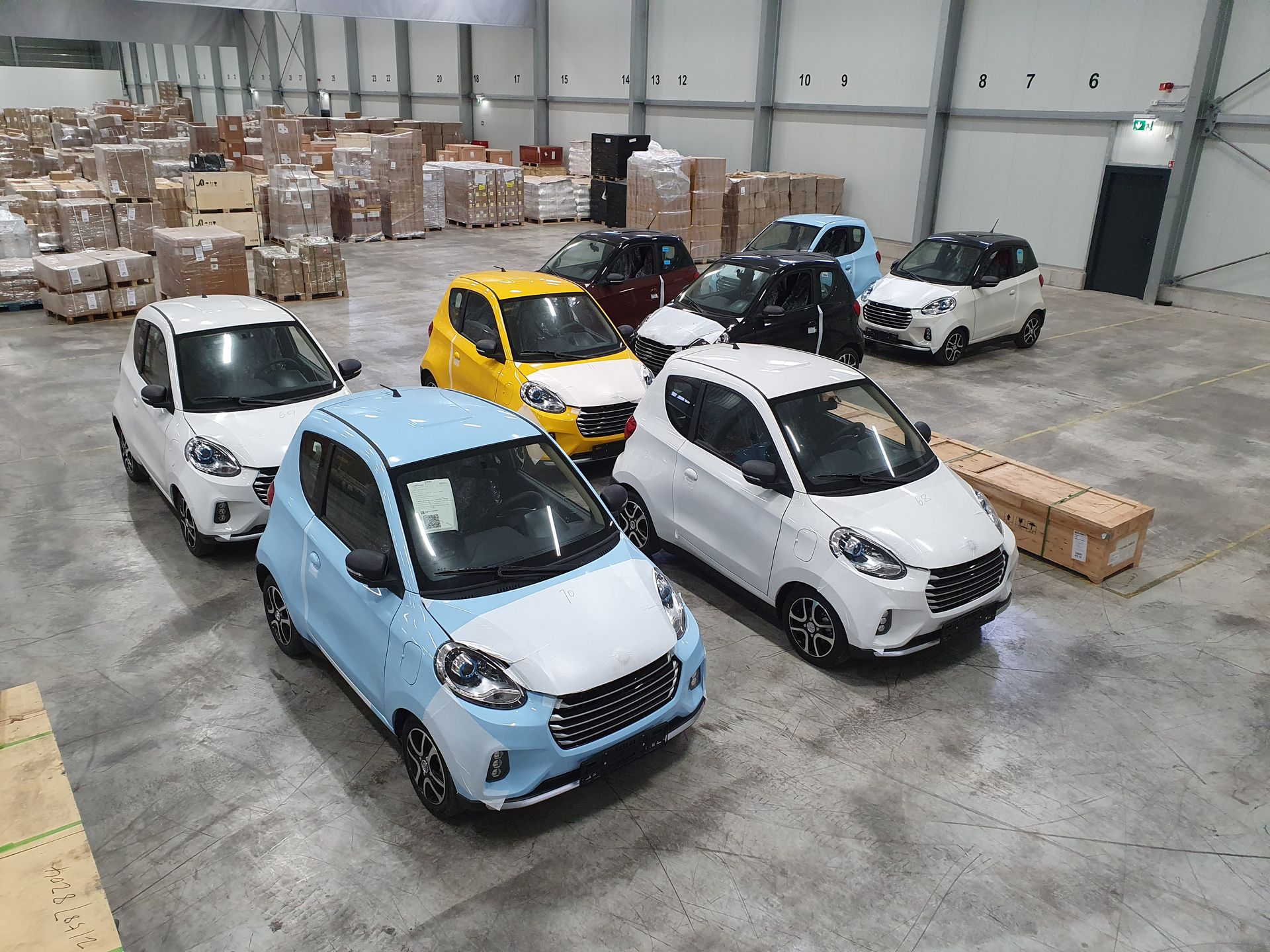 Imports of Chinese electric vehicles for the European market